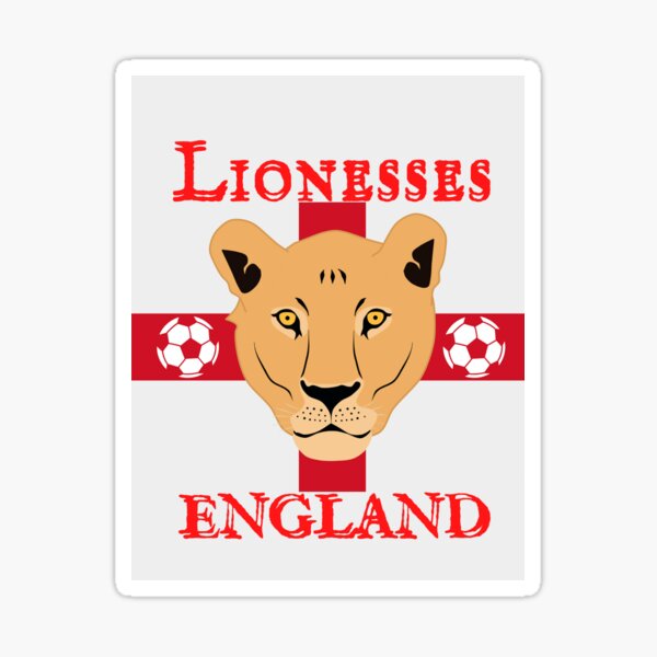 "England Lionesses Women's Football " Sticker for Sale by Immortal84 ...