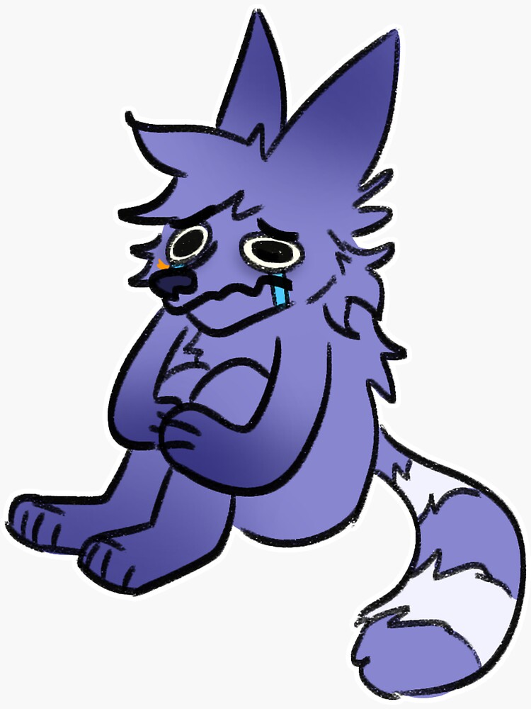 "Scared Furo" Sticker by Furo-Fur | Redbubble