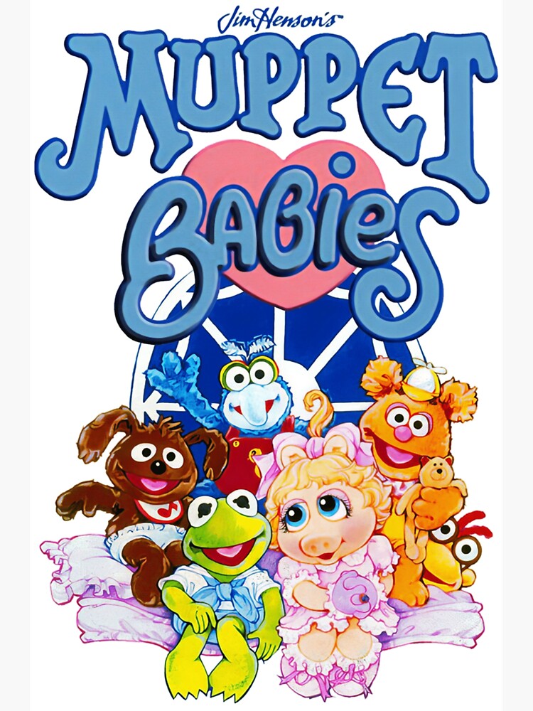 "Muppet Babies Poster" Sticker for Sale by hensensallesj | Redbubble