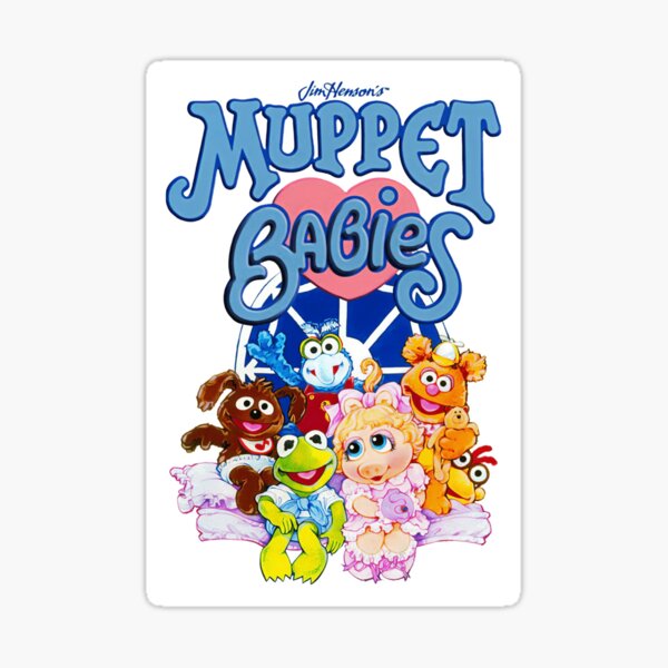 "Muppet Babies Poster" Sticker for Sale by hensensallesj | Redbubble