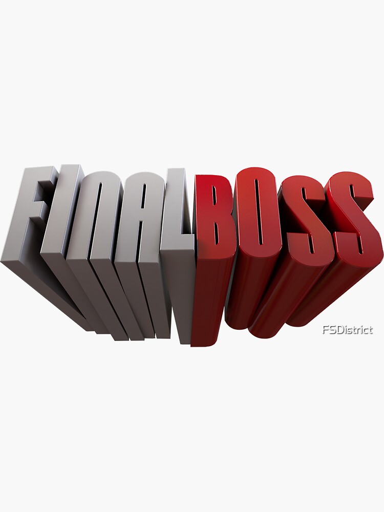 "Apex Legends Team FinalBoss 3D Text" Sticker for Sale by FSDistrict ...