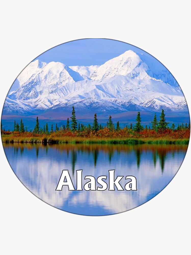 "Alaska" Sticker for Sale by SasonLev | Redbubble