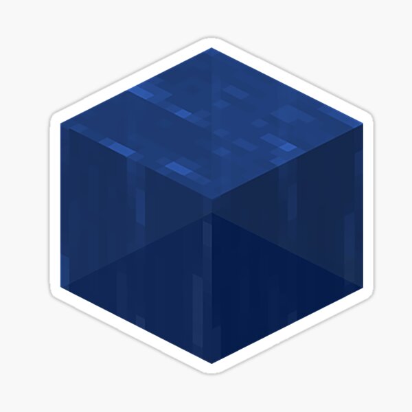 "Minecraft Water Source Block" Sticker for Sale by BreadBoys | Redbubble