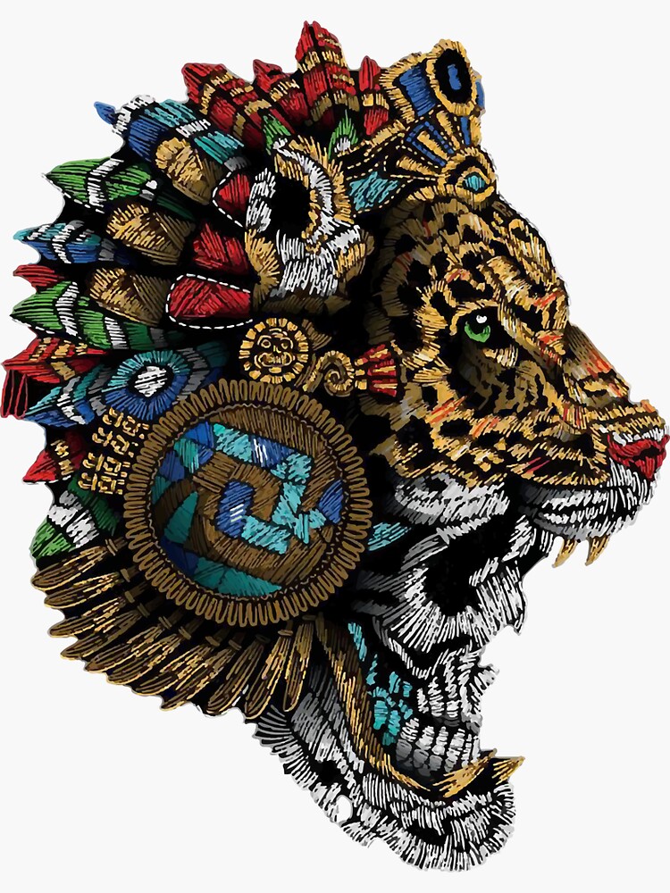"Aztec Warrior" Sticker for Sale by GraphicsAdvisor | Redbubble