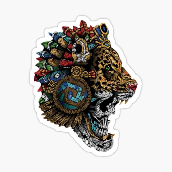 "Aztec Warrior" Sticker for Sale by GraphicsAdvisor | Redbubble