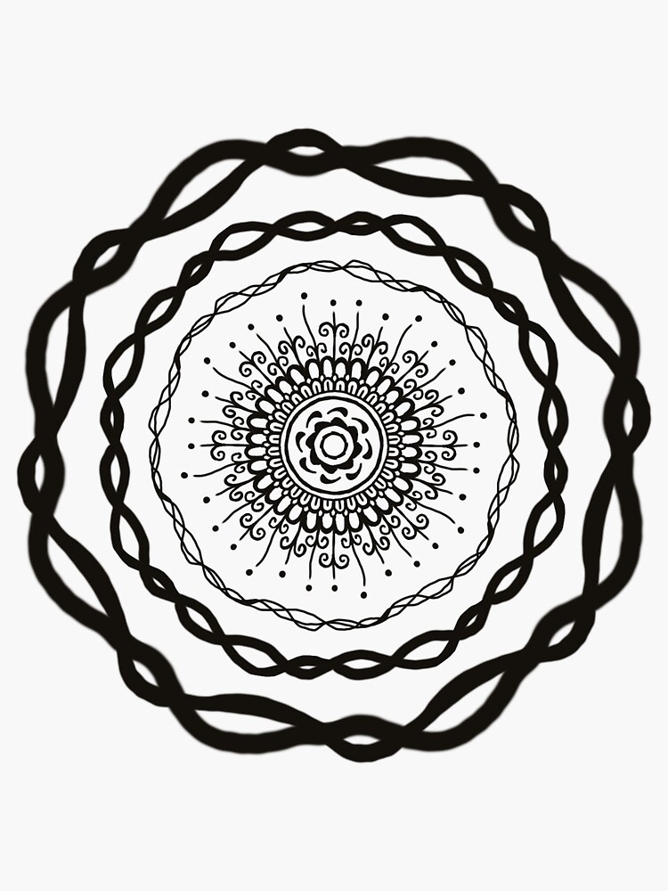 "Intertwined " Sticker for Sale by Seachel-Aryn | Redbubble
