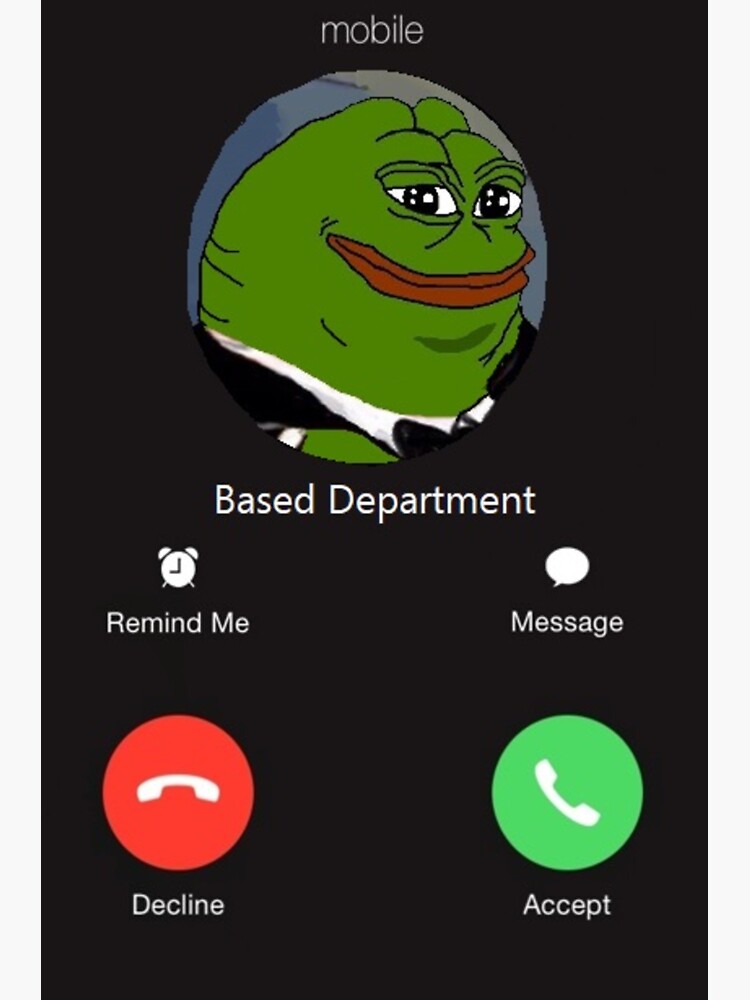 "Based Department" Sticker for Sale by BBeyond | Redbubble