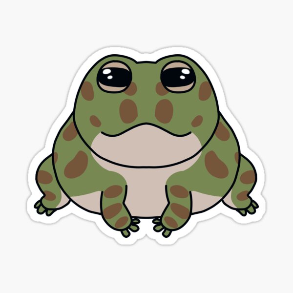 "Smudge the Smug Frog" Sticker for Sale by Nexum21 | Redbubble