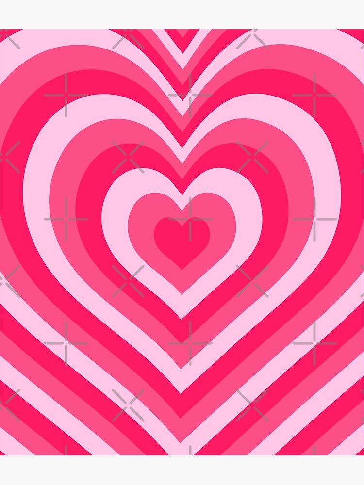 "Preppy, Aesthetic, Pink, Heart, Preppy Aesthetic" Art Print for Sale ...