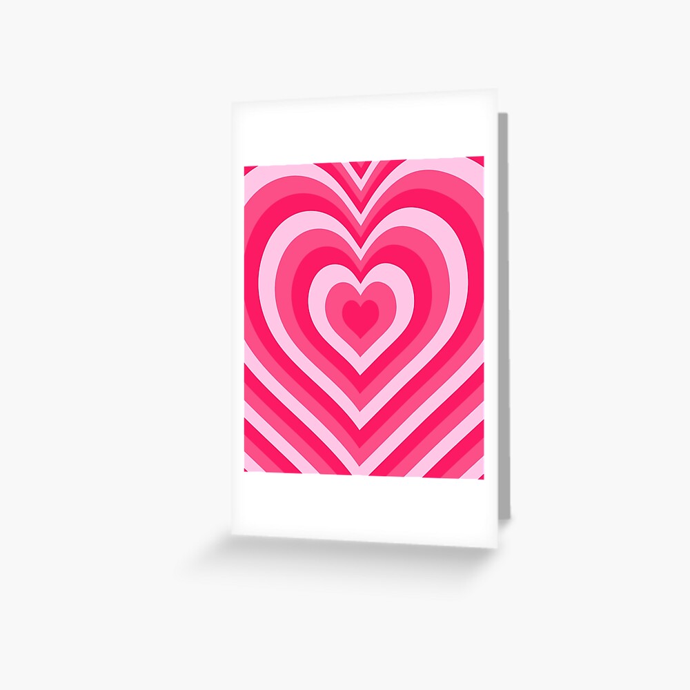 "Preppy, Aesthetic, Pink, Heart, Preppy Aesthetic" Greeting Card for ...