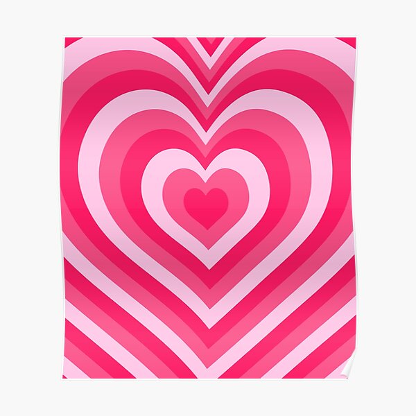 "Preppy, Aesthetic, Pink, Heart, Preppy Aesthetic" Poster for Sale by ...