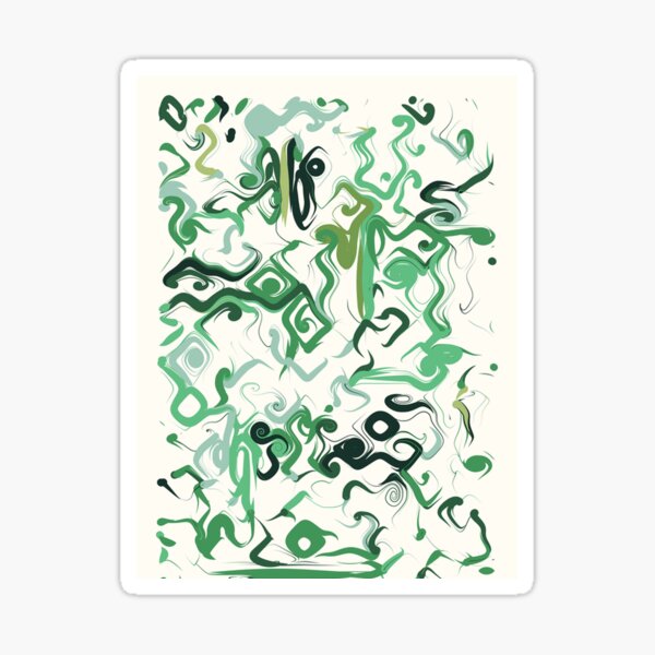 "Abstract Art Design" Sticker for Sale by umi-allaround | Redbubble