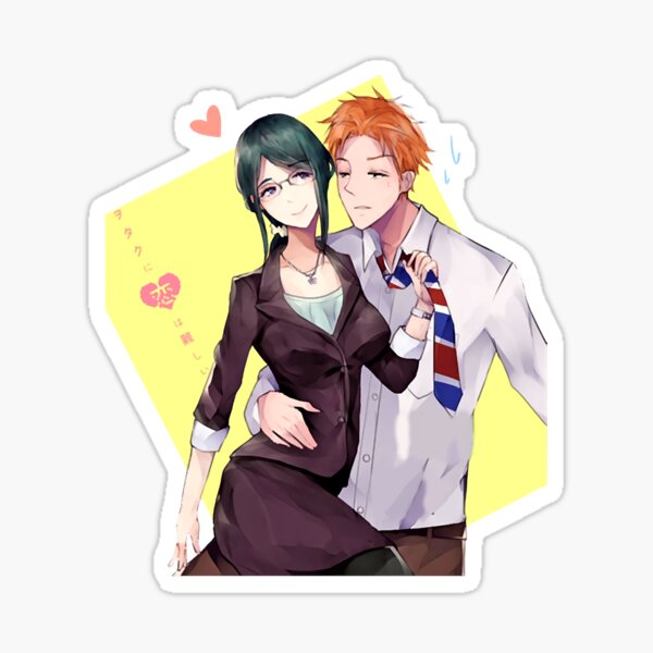 "Wotakoi love is hard for otaku Tshirt" Sticker for Sale by zearyus ...