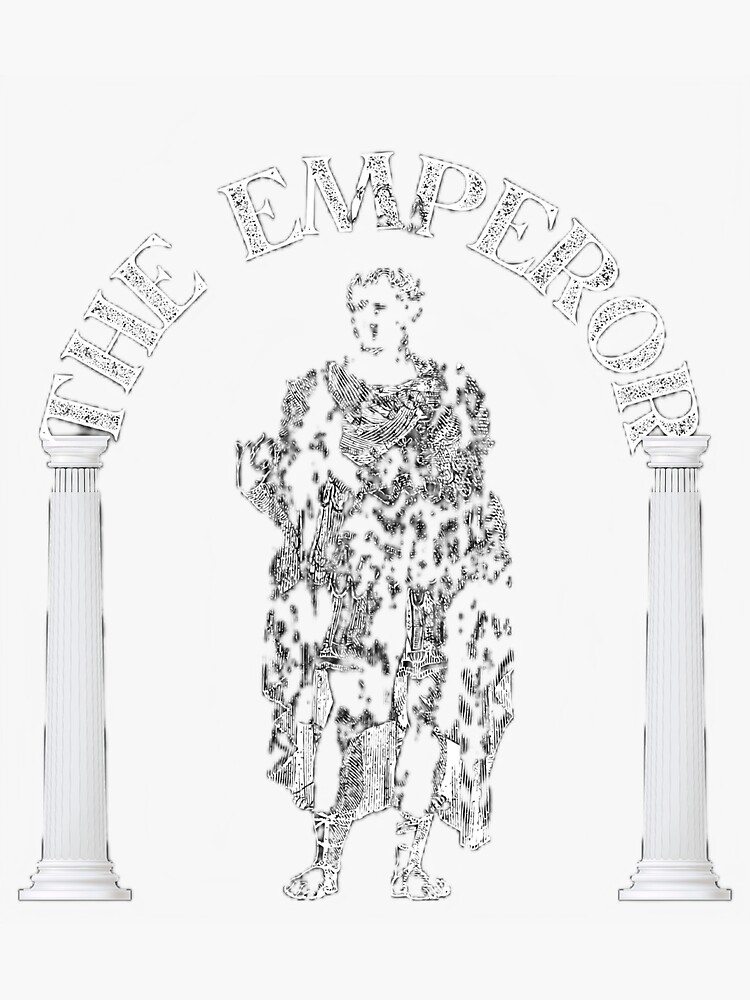 "The Emperor" Sticker for Sale by jj2018 | Redbubble