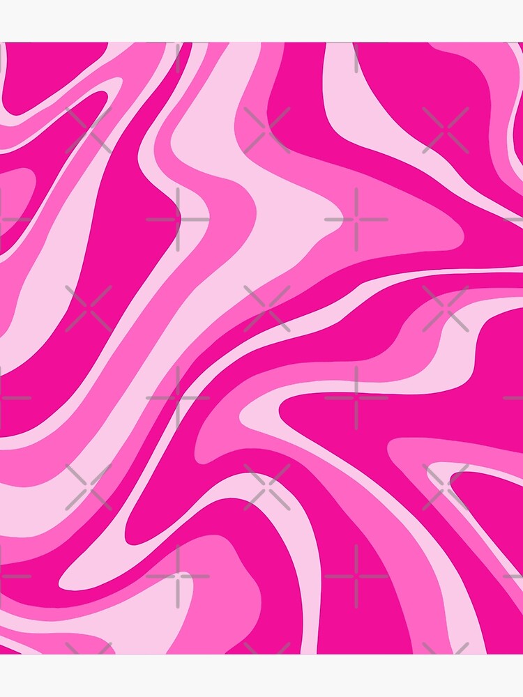 "Preppy, Pink, Aesthetic, Retro, Swirl, Preppy Aesthetic" Canvas Print ...