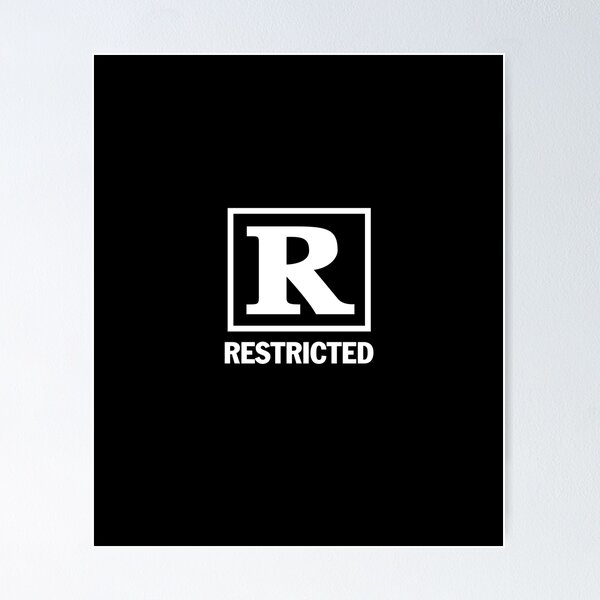 "Rated R" Poster for Sale by twHistory | Redbubble