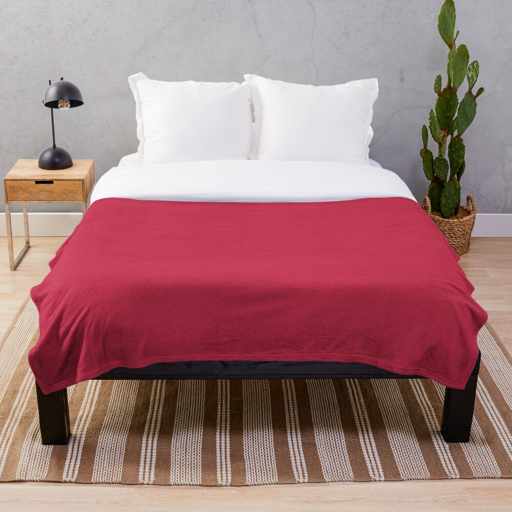 "Raspberry color" Throw Blanket for Sale by fourretout | Redbubble