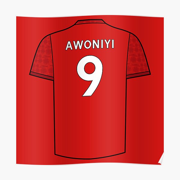 "Taiwo Awoniyi Home Kit 22/23" Poster for Sale by designsheaven | Redbubble