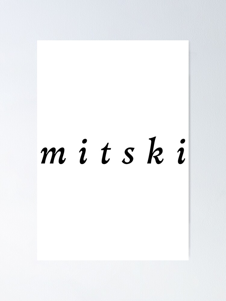 "Mitski Merch Mitski Logo" Poster for Sale by SalMaiShop | Redbubble