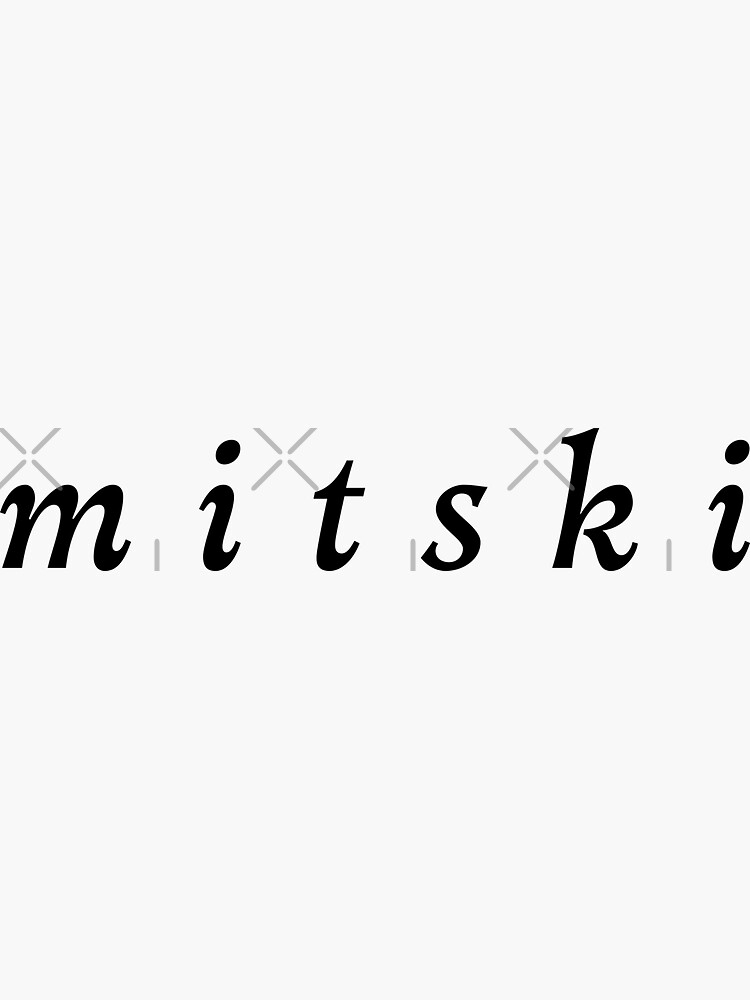 "Mitski Merch Mitski Logo" Sticker for Sale by SalMaiShop | Redbubble