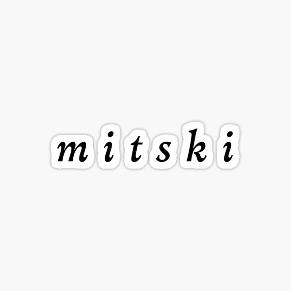 "Mitski Merch Mitski Logo" Sticker for Sale by SalMaiShop | Redbubble