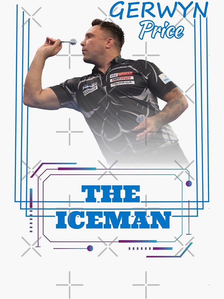 "Gerwyn Price The Iceman" Sticker for Sale by patoalex | Redbubble