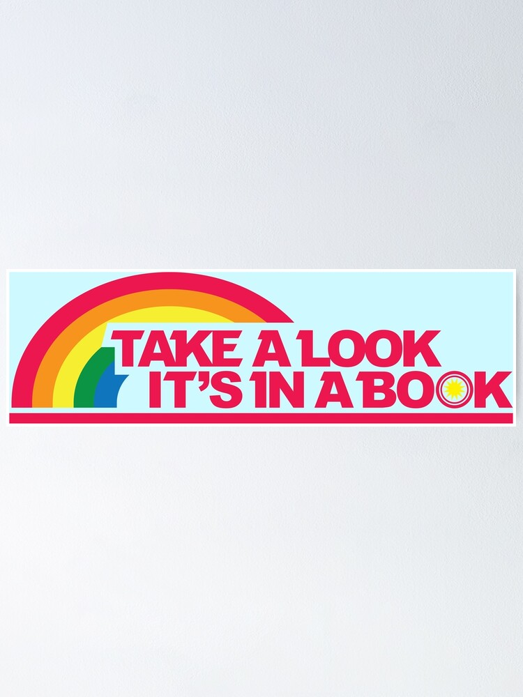 "Reading Rainbow" Poster for Sale by Stayfrostybro | Redbubble