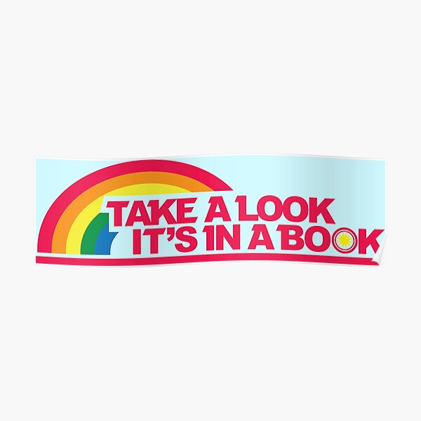 "Reading Rainbow" Poster for Sale by Stayfrostybro | Redbubble