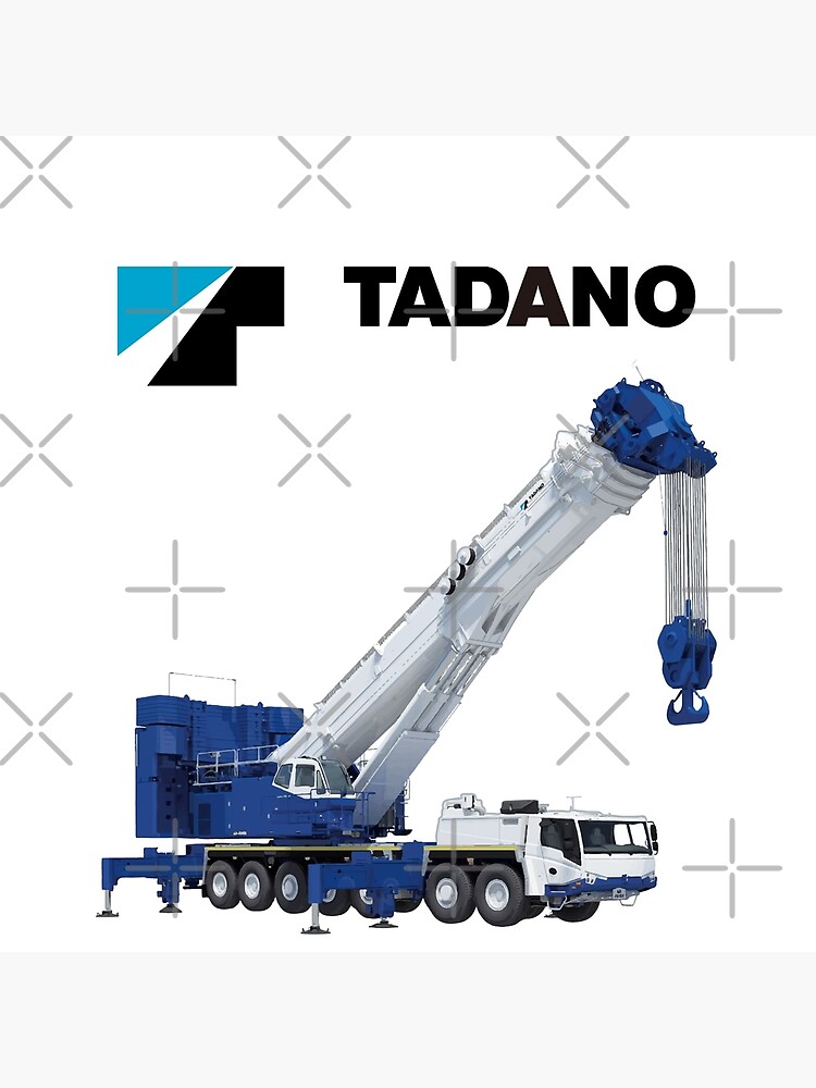 "Tadano crane deployed" Art Board Print by Makitoons | Redbubble