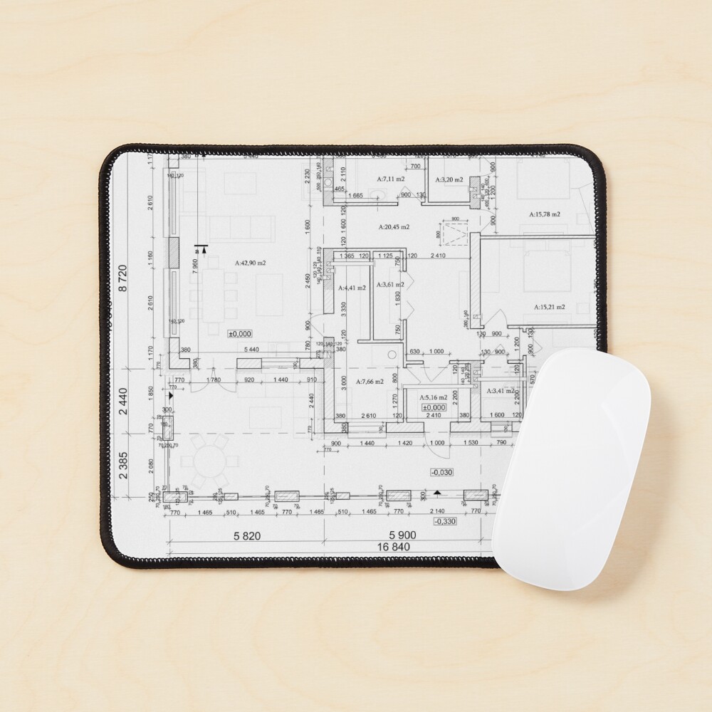 "Detailed architectural private house floor plan, apartment layout ...