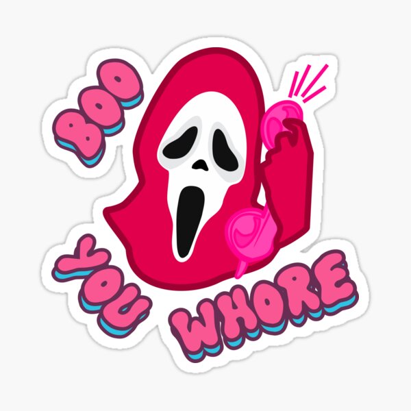 "Boo " Sticker for Sale by BrunaEsmanhotto | Redbubble