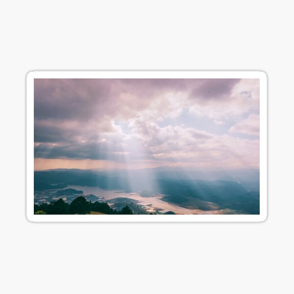 "Sunny Cloudy Summer Sky" Sticker for Sale by Iamhelios | Redbubble