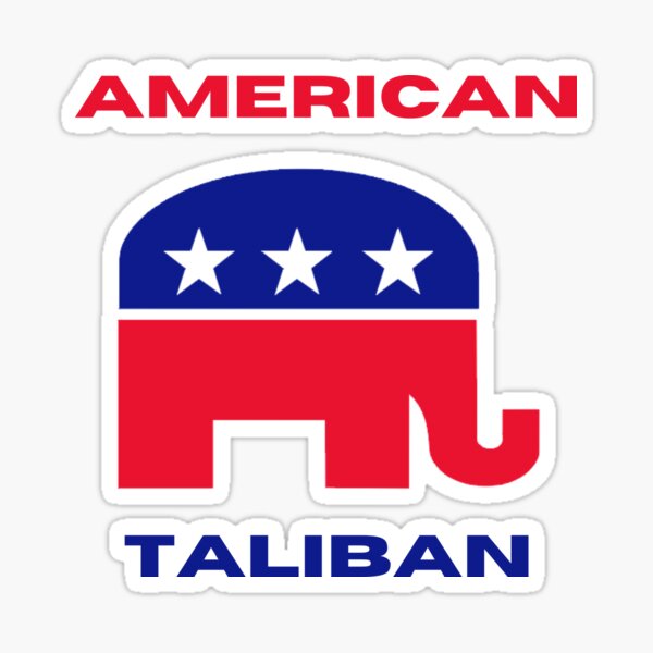 "American Taliban" Sticker for Sale by Strangehighness | Redbubble