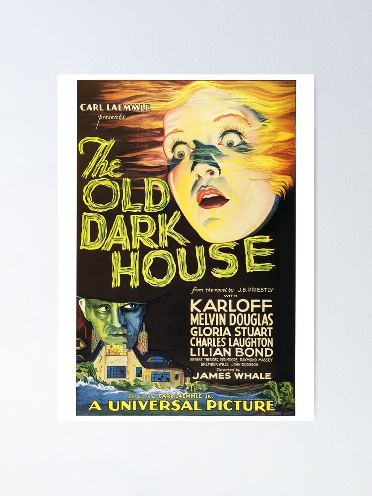 "The Old Dark House Classic Horror" Poster for Sale by artfilmbuff ...
