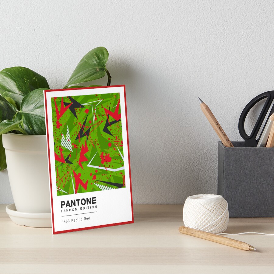 "Pantone Color - Raging Red" Art Board Print for Sale by AllisonDawn15 ...
