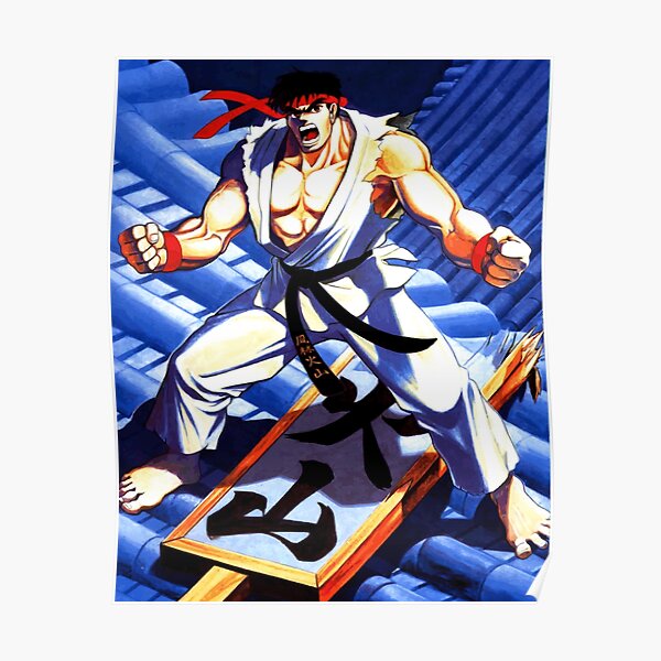 "Ryu" Poster by winscometjump | Redbubble