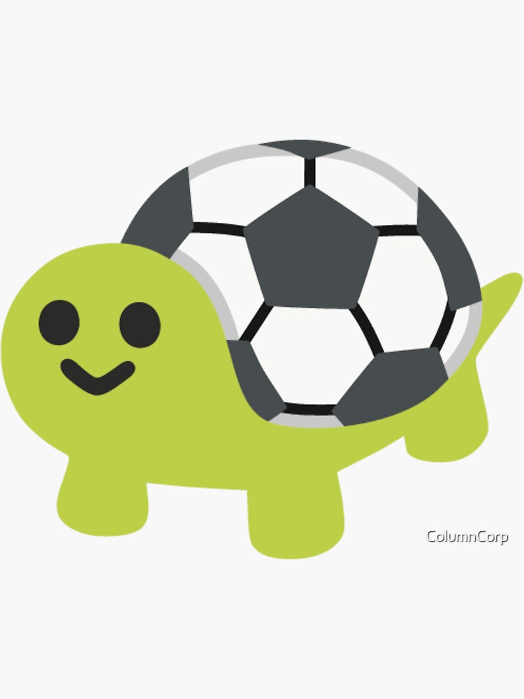 "Soccer Ball Turtle" Sticker for Sale by ColumnCorp | Redbubble