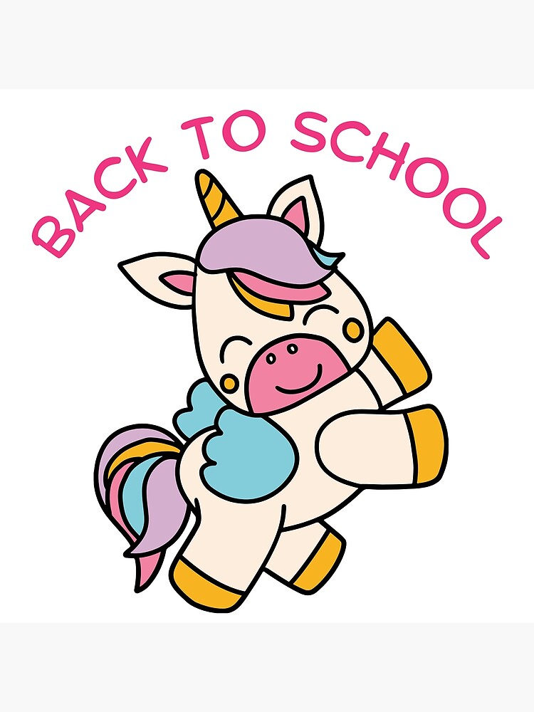 "Back To School Unicorn Kindergarten" Poster for Sale by Designs-By ...