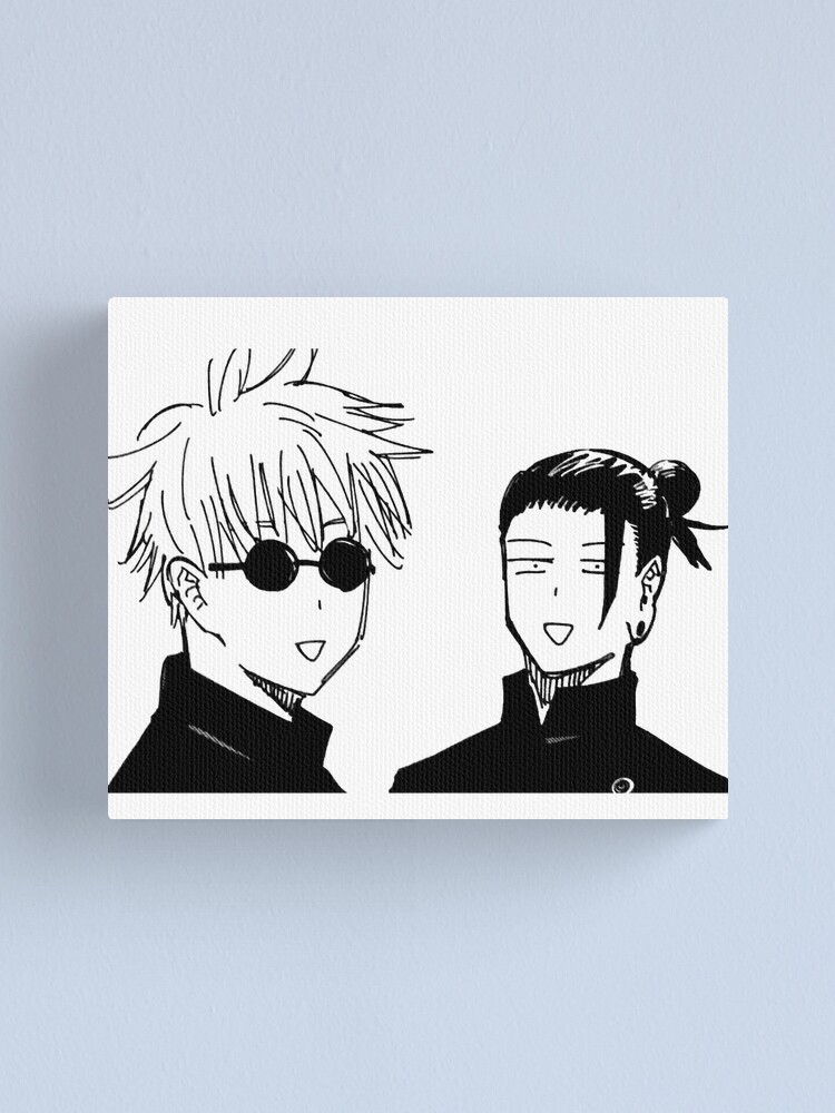 Lienzo «Gojo Satoru y Geto Suguru Amistad caras graciosas - Jujutsu ...