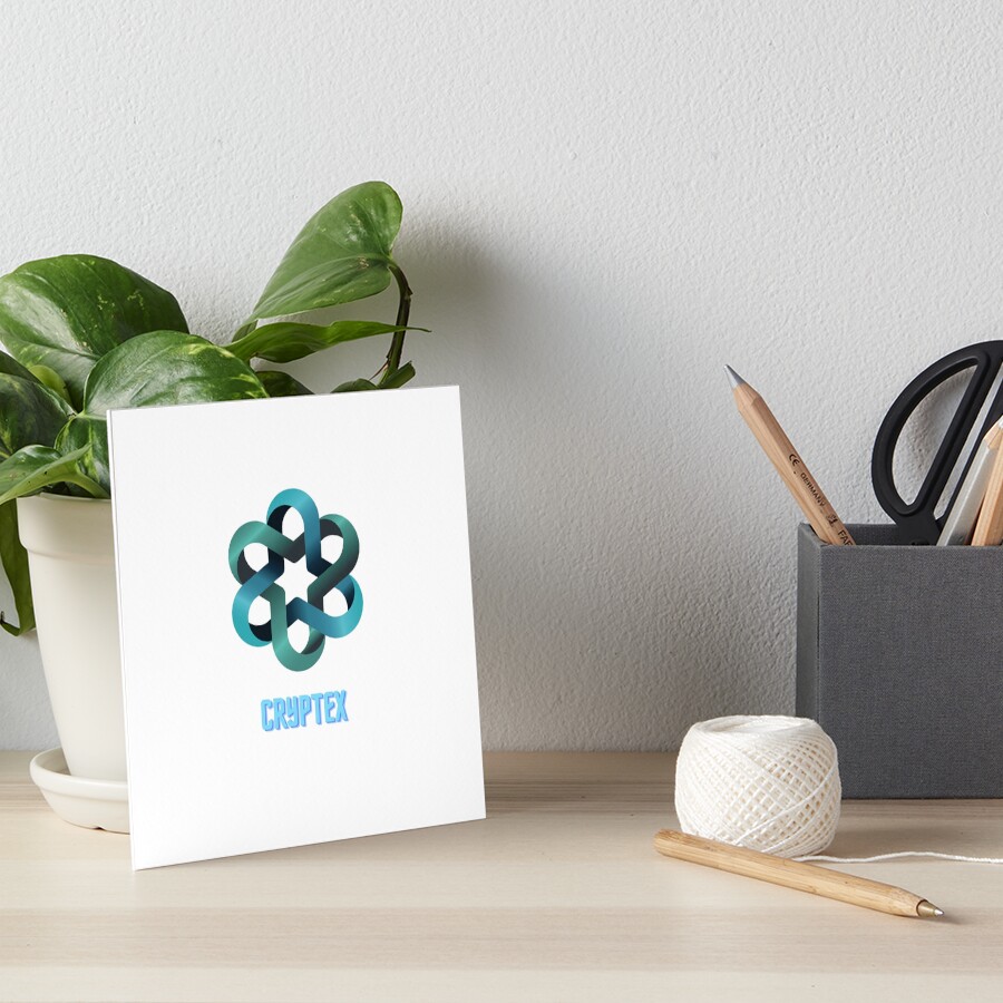 "The Cryptex Logo Design" Art Board Print for Sale by VilimShop | Redbubble