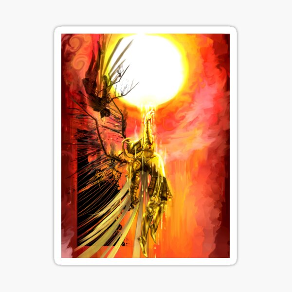 "Saint Icarus" Sticker for Sale by LunarDaemonis | Redbubble