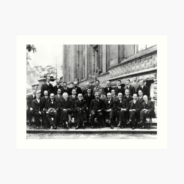 "Gentlemen Sitting Chair, Physics And Chemistry" Art Print for Sale by ...