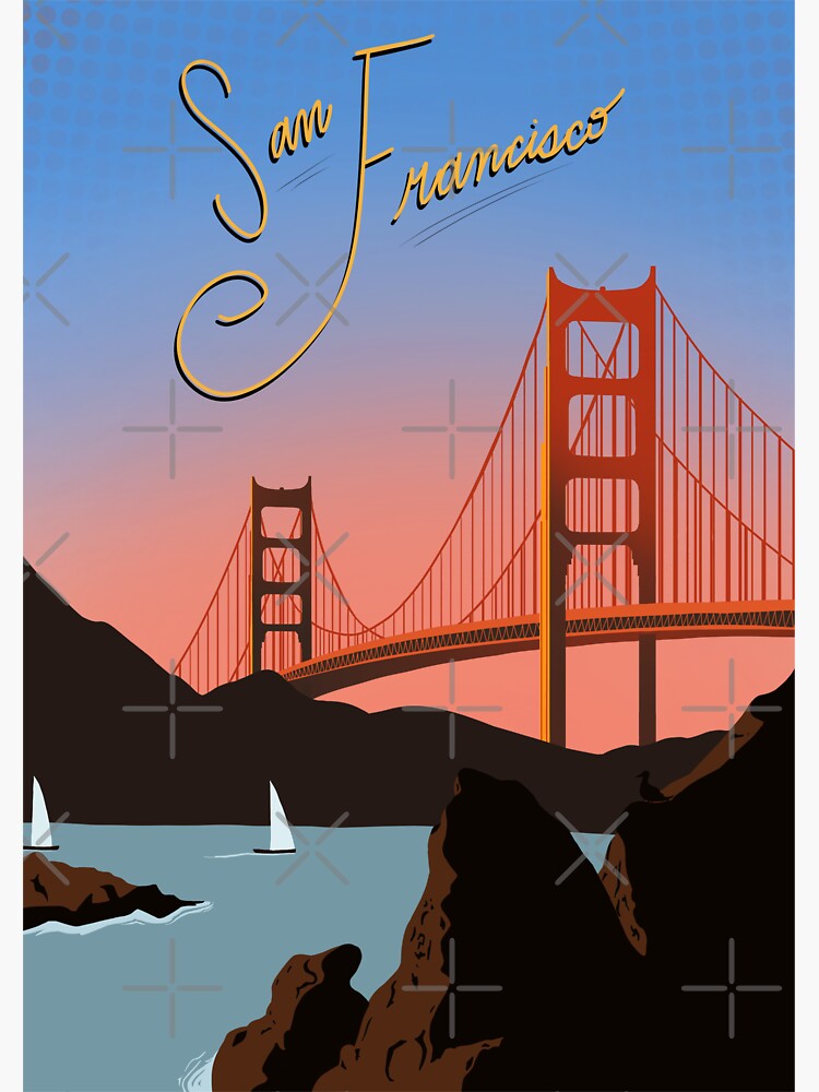 "San Francisco" Sticker for Sale by alachiki | Redbubble