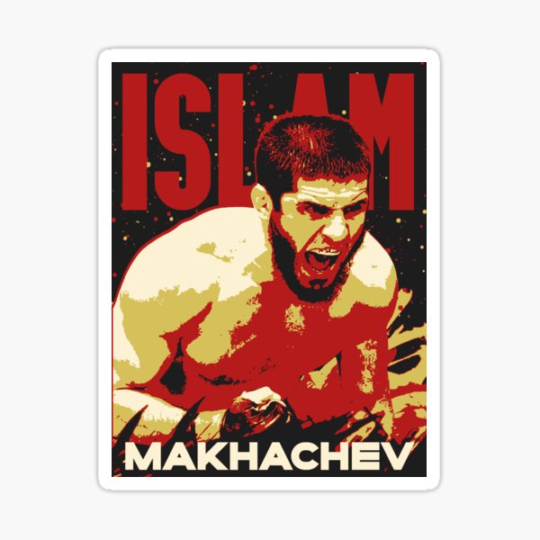 "Islam Makhachev MMA Art Gifts" Sticker for Sale by TZAR7 | Redbubble