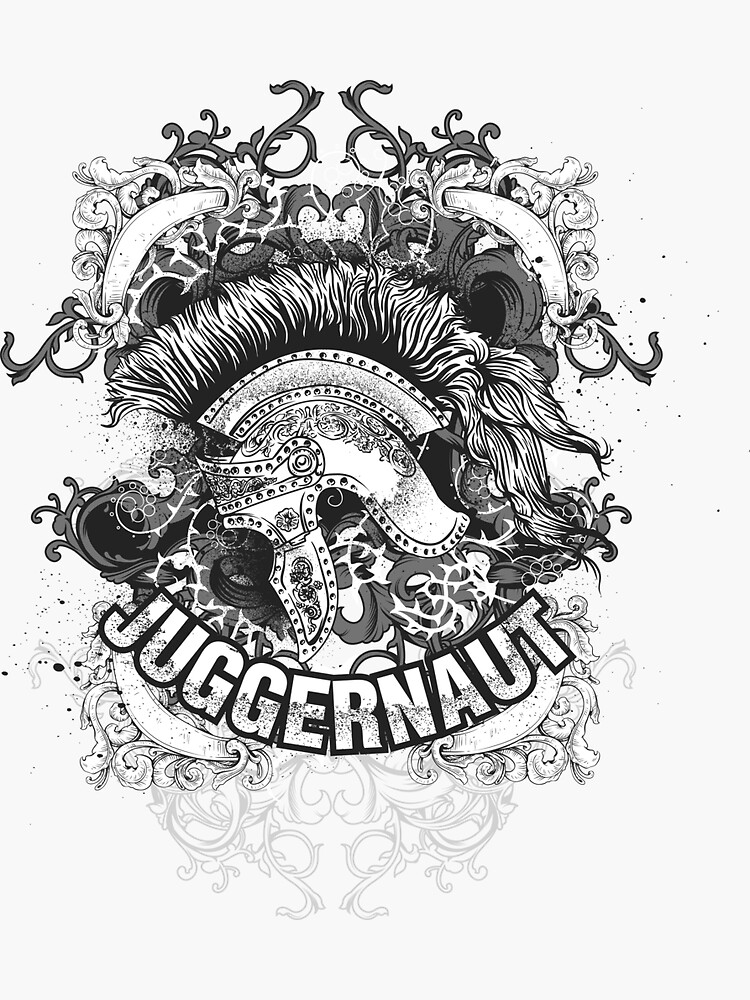 "The Juggernaut - Roman Helmet" Sticker for Sale by Infinite-Quotes ...