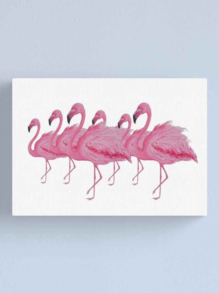 "The Flamingo Team" Canvas Print for Sale by MatsonArtDesign | Redbubble