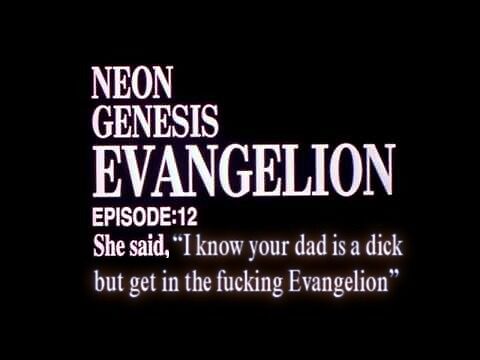 "Evangelion - custom text splash screen" by nicefeelings | Redbubble