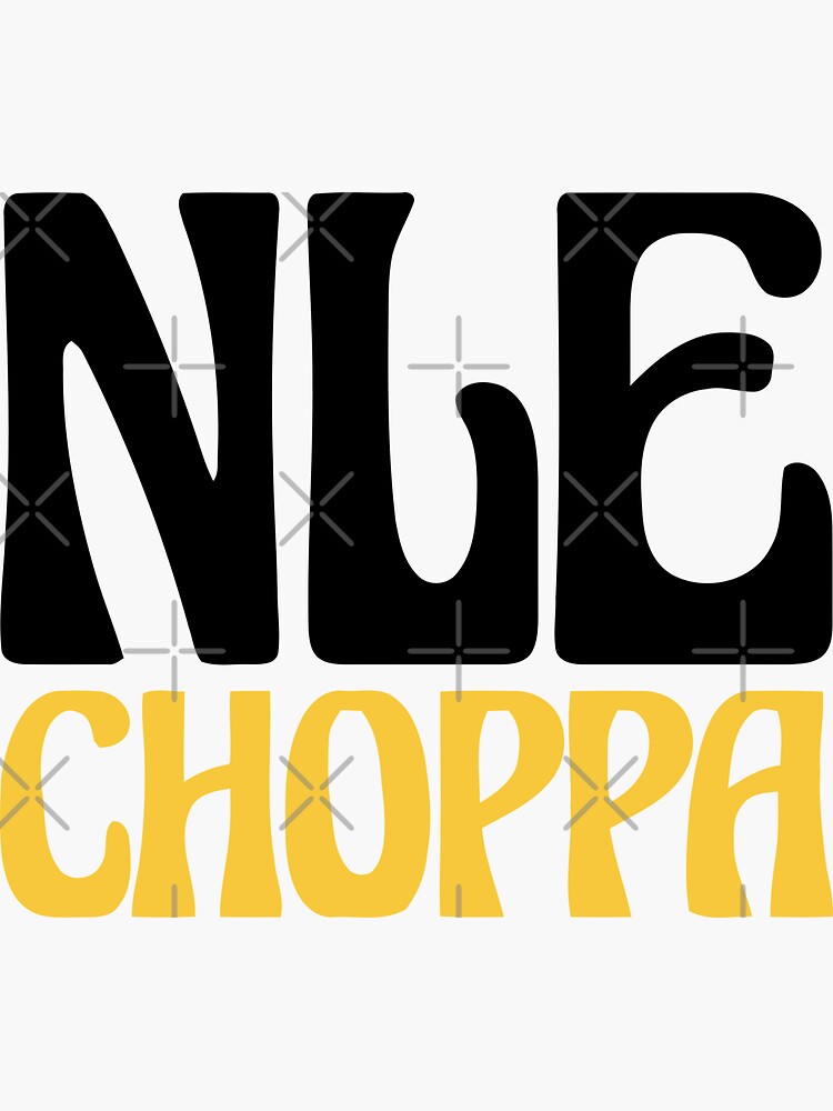 "NLE Choppa Merch Mood Swings" Sticker for Sale by SalMaiShop | Redbubble