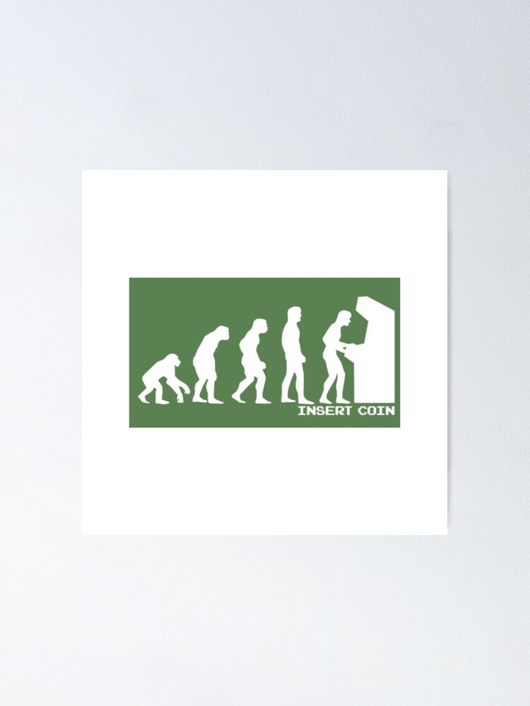 "Evolution of Man Video Games" Poster for Sale by GBE-Sady | Redbubble