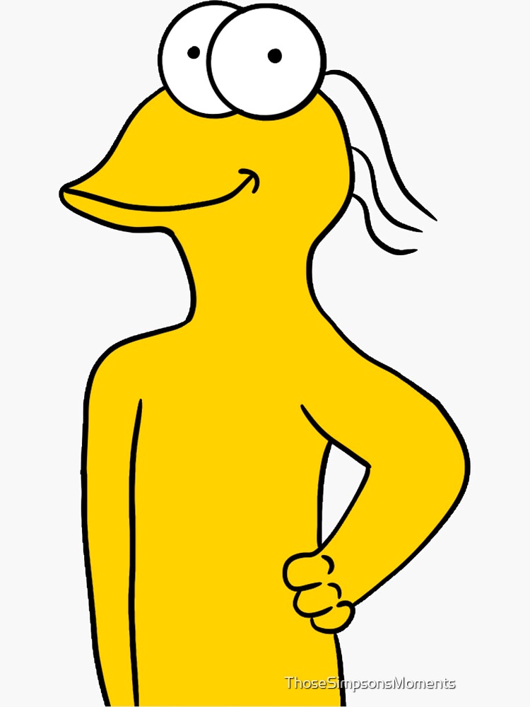 "Graggle Simpson" Sticker for Sale by TadHappyGilmore | Redbubble